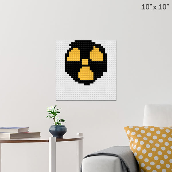 Nuke Wall Poster - Build Your Own with Bricks! - BRIK
