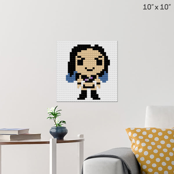 Paige Pixel Art Wall Poster - Build Your Own with Bricks! - BRIK