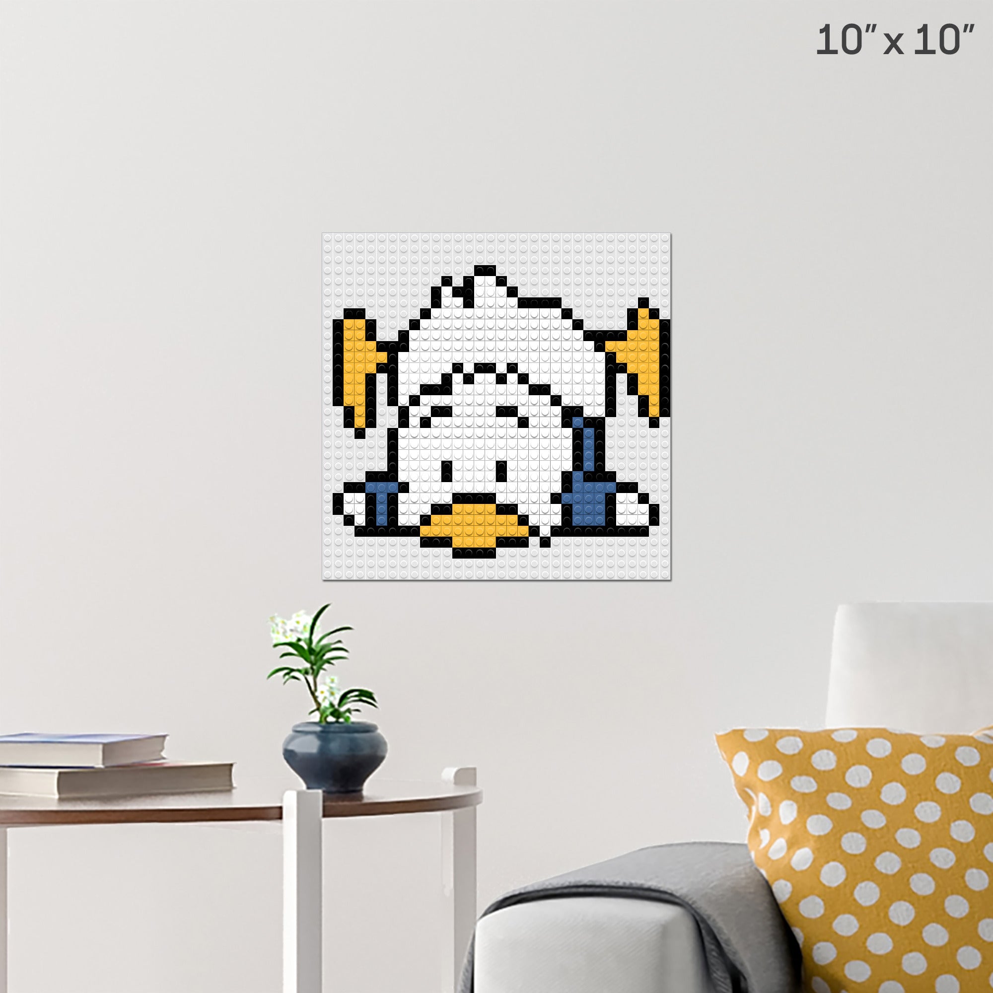 Pekkle Pixel Art Wall Poster - Build Your Own with Bricks! - BRIK