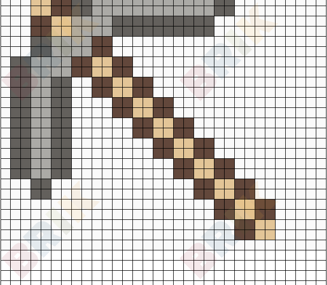 Minecraft Pickaxe Pixel Art Pickaxe Minecraft Skins | SkinsMC