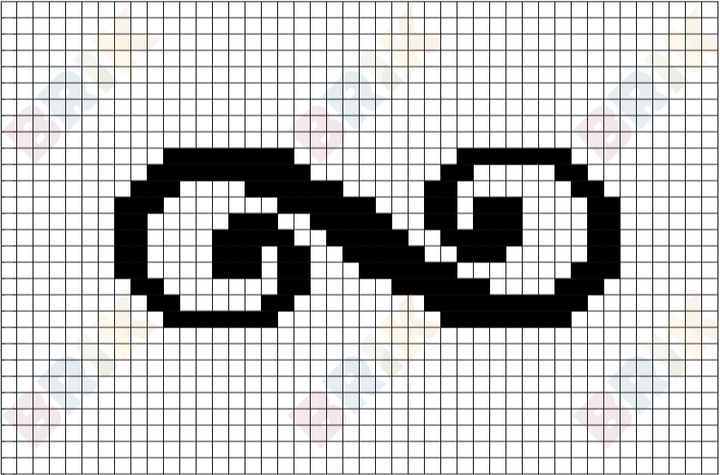 Plain Swirl Pixel Art