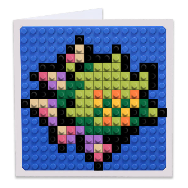 Plantera Mask Build-On Greeting Card | BRIK