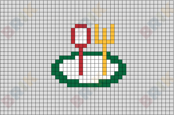 Plate Pixel Art – BRIK