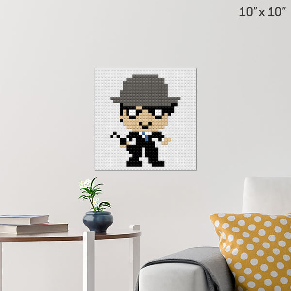 Poet Anderson Pixel Art Wall Poster - Build Your Own with Bricks! - BRIK