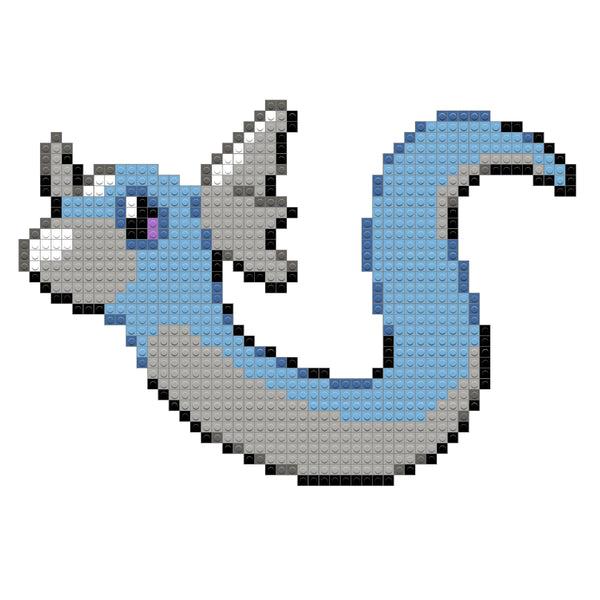 Pokemon - Dratini Ruby and Sapphire Front Sprite – BRIK