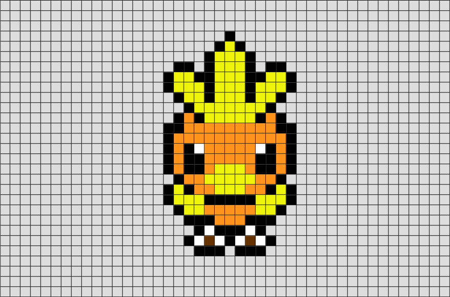 Pokemon Pixel Grid