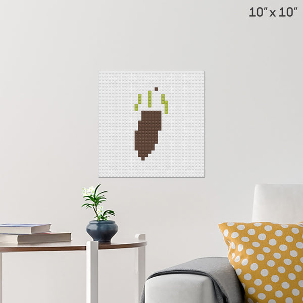 POOP Wall Poster - Build Your Own with Bricks! - BRIK
