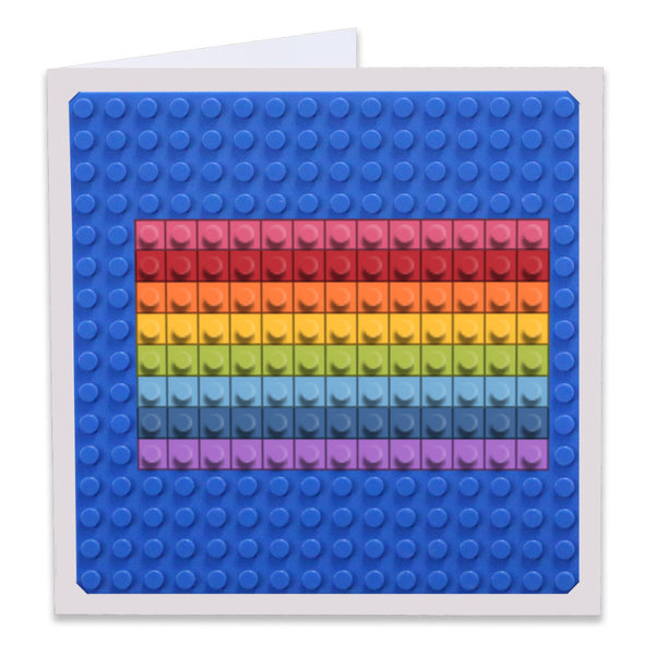 pride month Build-On Greeting Card | BRIK