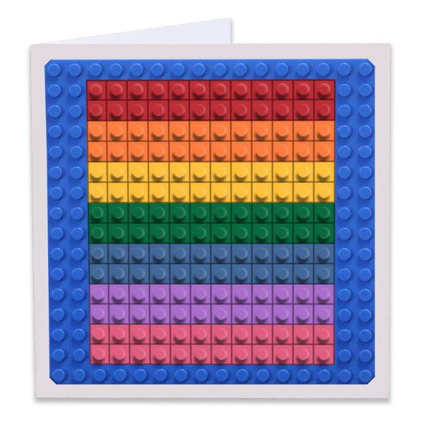 rainbow Build-On Greeting Card | BRIK