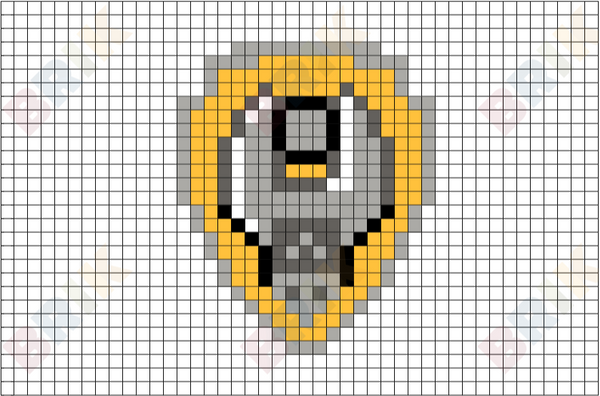 Rubble's Badge Pixel Art – BRIK