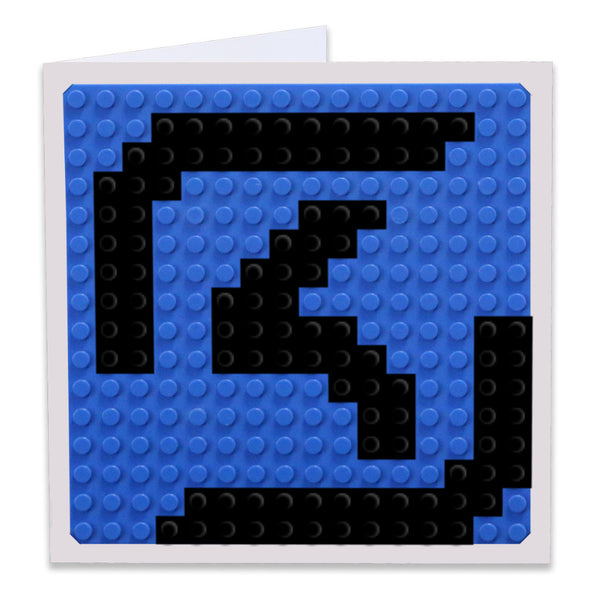 SK Gaming Pixel Art Build-On Greeting Card | BRIK