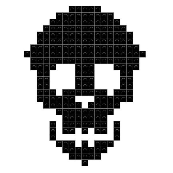 Skull 1 B&W – BRIK