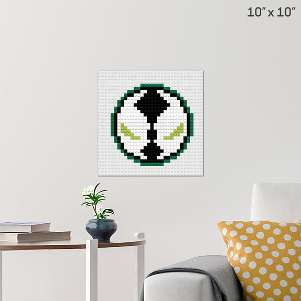 Spawn Pixel Art Wall Poster - Build Your Own with Bricks! - BRIK