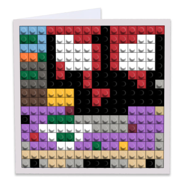 spider lol man Build-On Greeting Card | BRIK