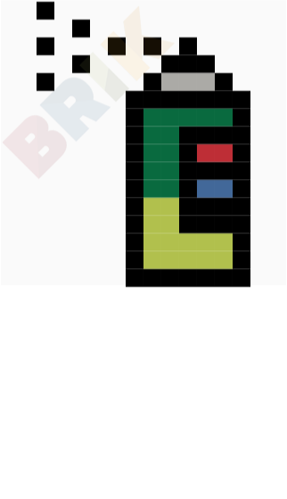 Spray Paint Pixel Art – BRIK