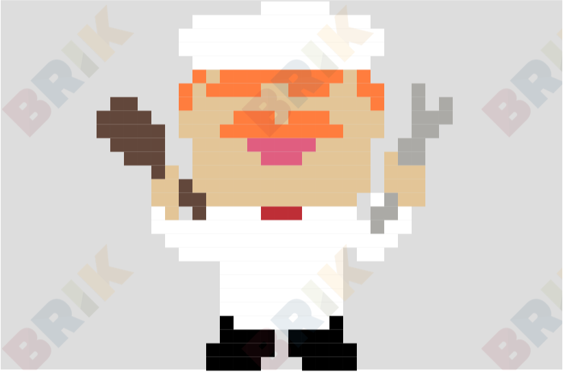 Pixel Art Du Chef De Minecraft