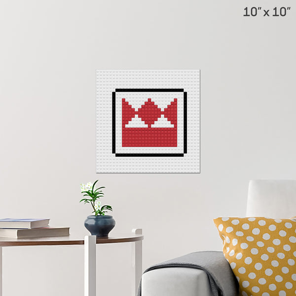 Terex Corporation Logo Wall Poster - Build Your Own with Bricks! - BRIK