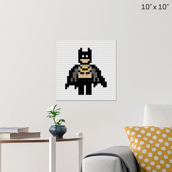 The Lego Batman Movie Pixel Art Wall Poster - Build Your Own with ...