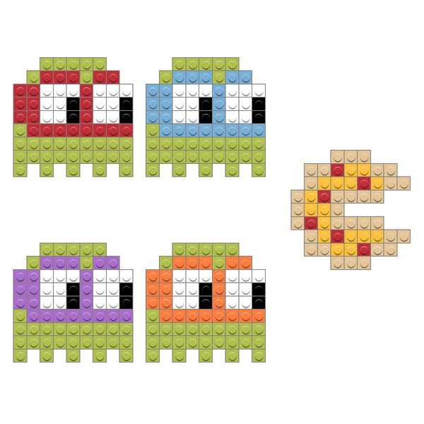 TMNT Pac Man Ghosts – BRIK