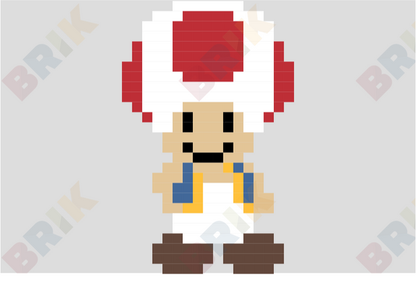 Toad Pixel Art – BRIK