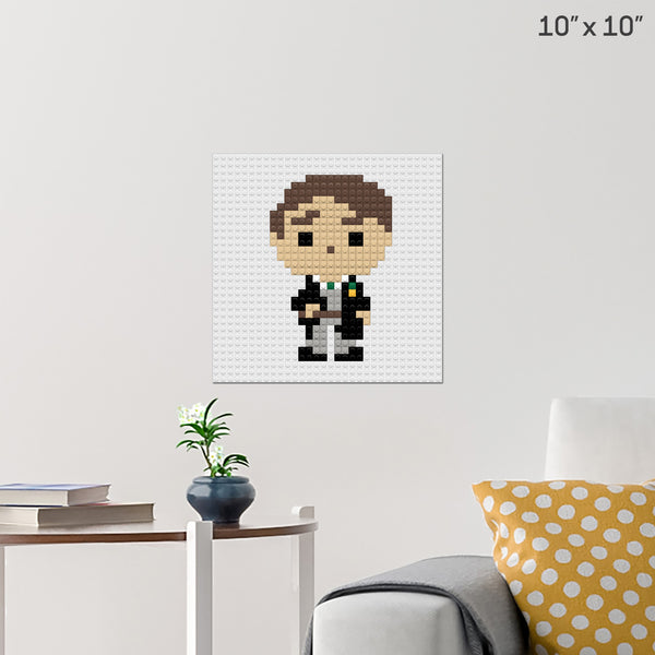 Tom Riddle Harry Potter Wall Poster - Build Your Own with Bricks! - BRIK