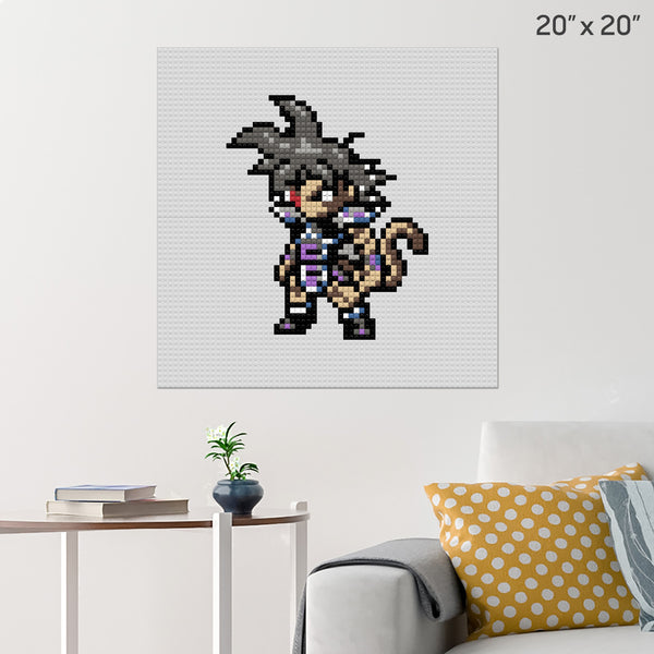 Turles Pixel Art Wall Poster - Build Your Own with Bricks! - BRIK