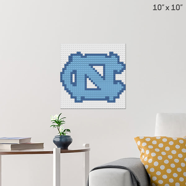 UNC Wall Poster - Build Your Own with Bricks! - BRIK