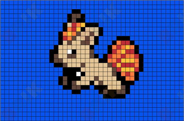 Vulpix Bead Sprite