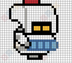 WALL-E Pixelart – BRIK