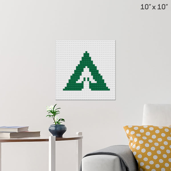 Weyerhaeuser Company Logo Wall Poster - Build Your Own with Bricks! - BRIK