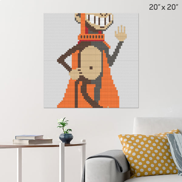 woot monkey Wall Poster - Build Your Own with Bricks! - BRIK