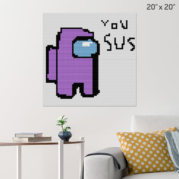 you sus Wall Poster - Build Your Own with Bricks! - BRIK