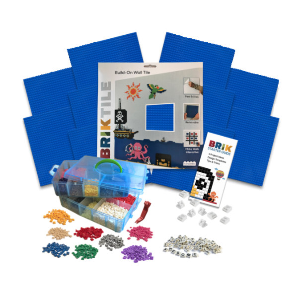 Build-On Wall Tiles - Build On Your Walls! - Removable Peel & Stick – BRIK